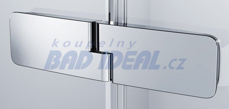 HÜPPE ENJOY pure bezrámový - křídlové dveře s protisegmentem do niky, UPEVNĚNÍ VLEVO (4R16), 700 ...